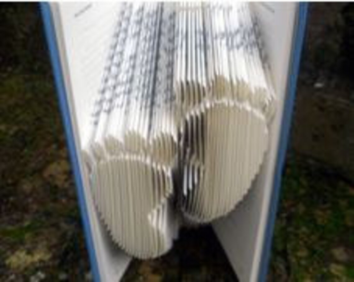 Book Folding Pattern Collection 2: 16 Folded Book Art Designs - Etsy