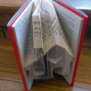 Book Folding Pattern: HOUSE Design (including Instructions) – DIY Gift ...
