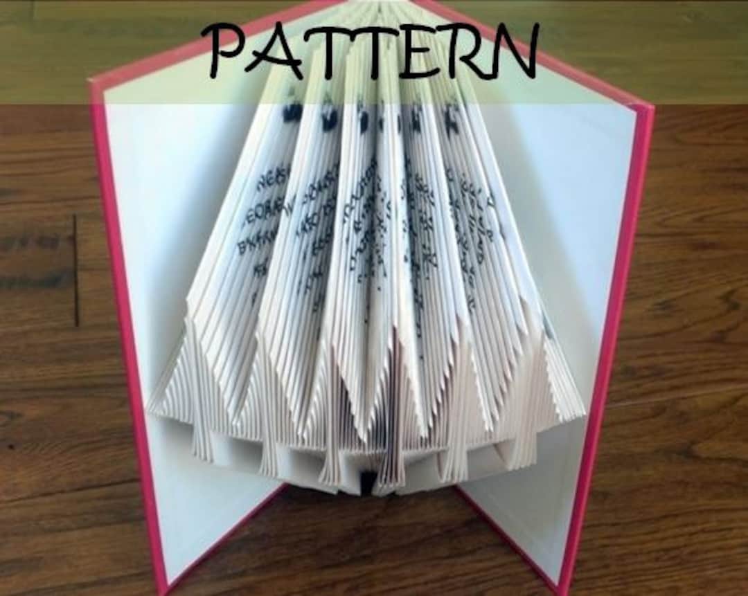 2 Book Folding Patterns: Fir TREES and MUSHROOM Design (including ...