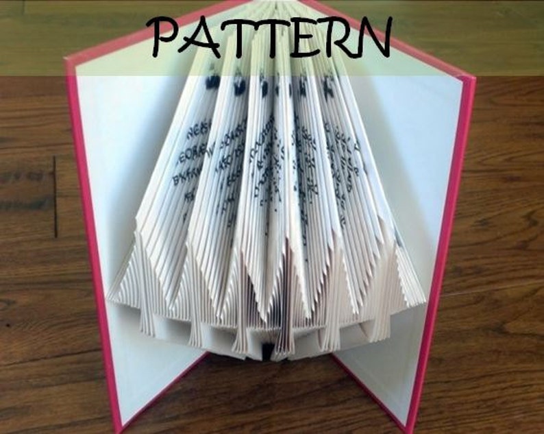 2 Book Folding Patterns: Fir TREES and MUSHROOM Design (including ...