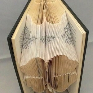 Four Leaf Clover Book Folding Pattern | Folded Book Art Template ...