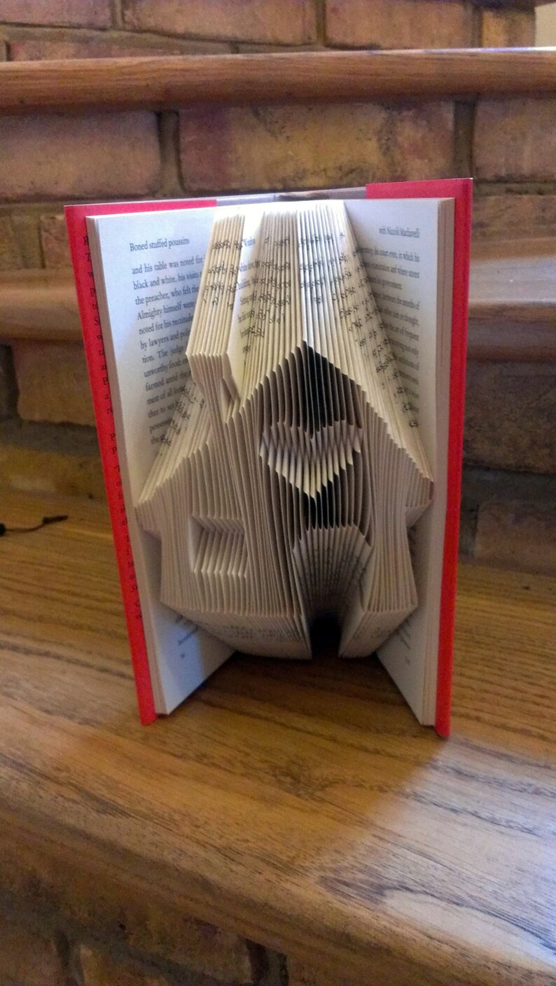 Book Folding Pattern: HOUSE Design (including Instructions) – DIY Gift ...