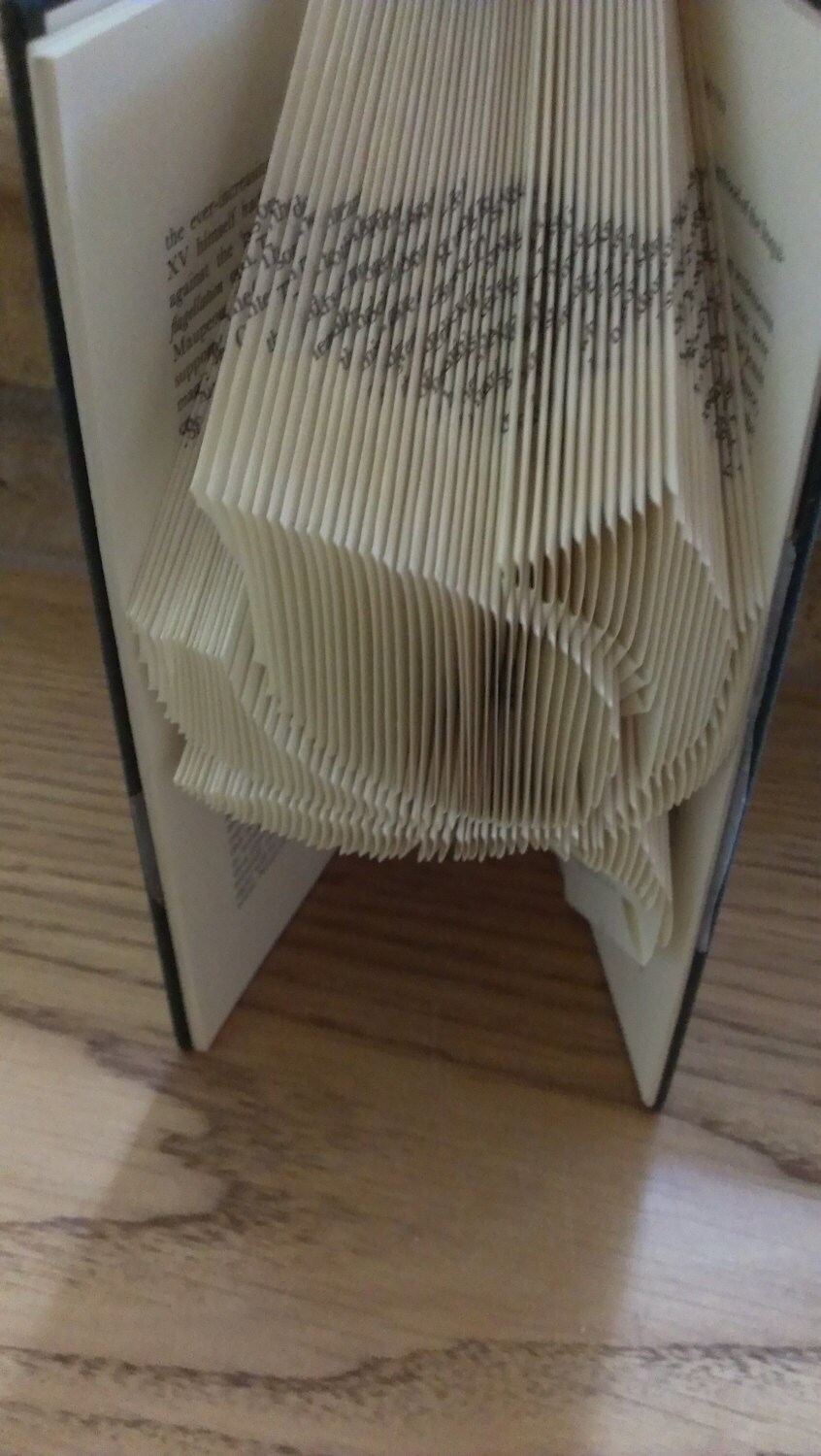 Book Folding Pattern: FLOWER Design including Instructions DIY Gift ...