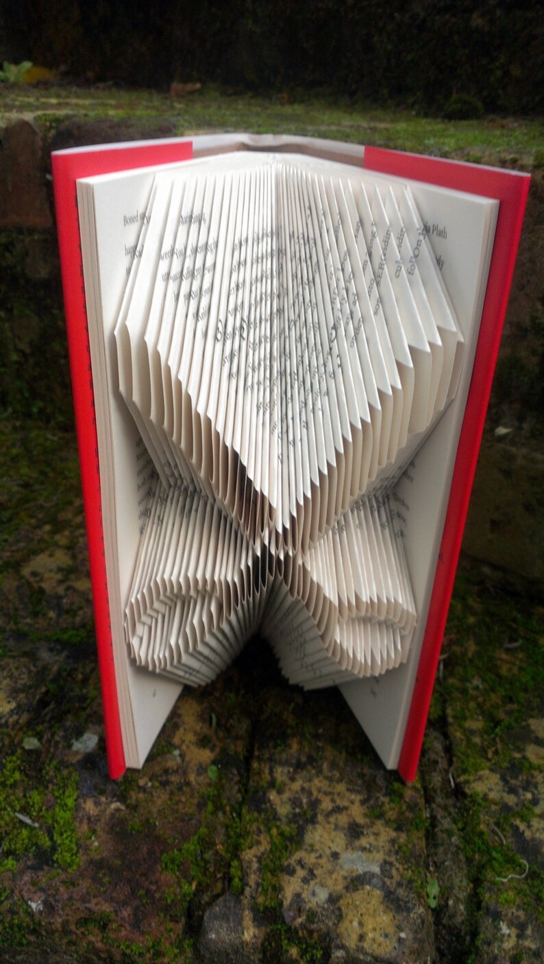 Book Folding Pattern: SCISSORS Design including Instructions DIY Gift ...