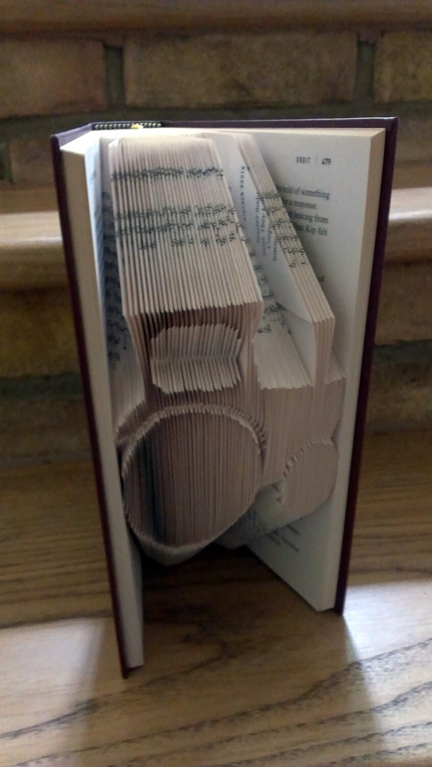 Book Folding Pattern: TRACTOR Design including Instructions DIY Gift ...