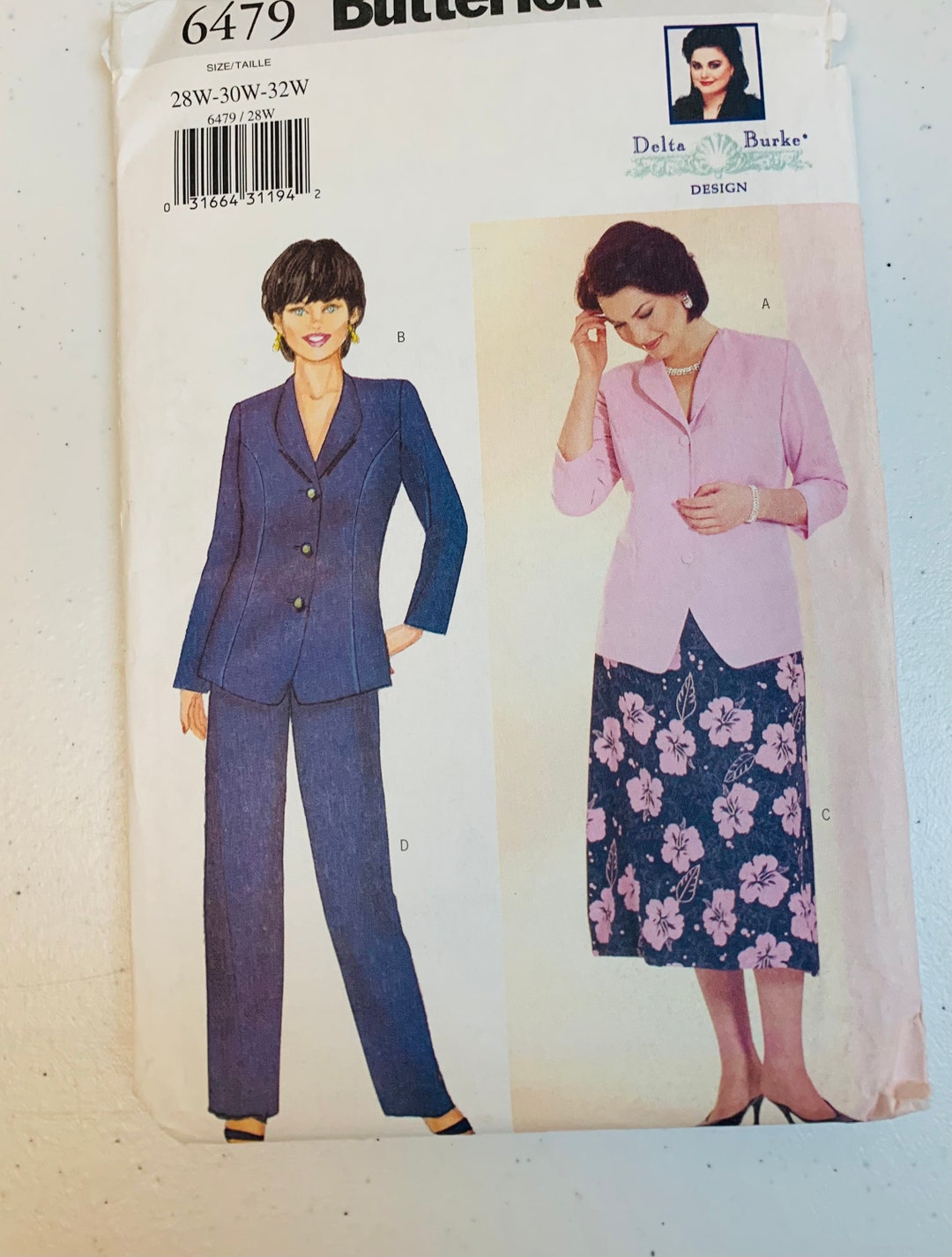 Sewing Pattern Delta Burke Collection Butterwick 6479 Women - Etsy