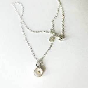 Round FAITH as a Mustard Seed Necklace. Small, Dainty Rectangle- Faith ...