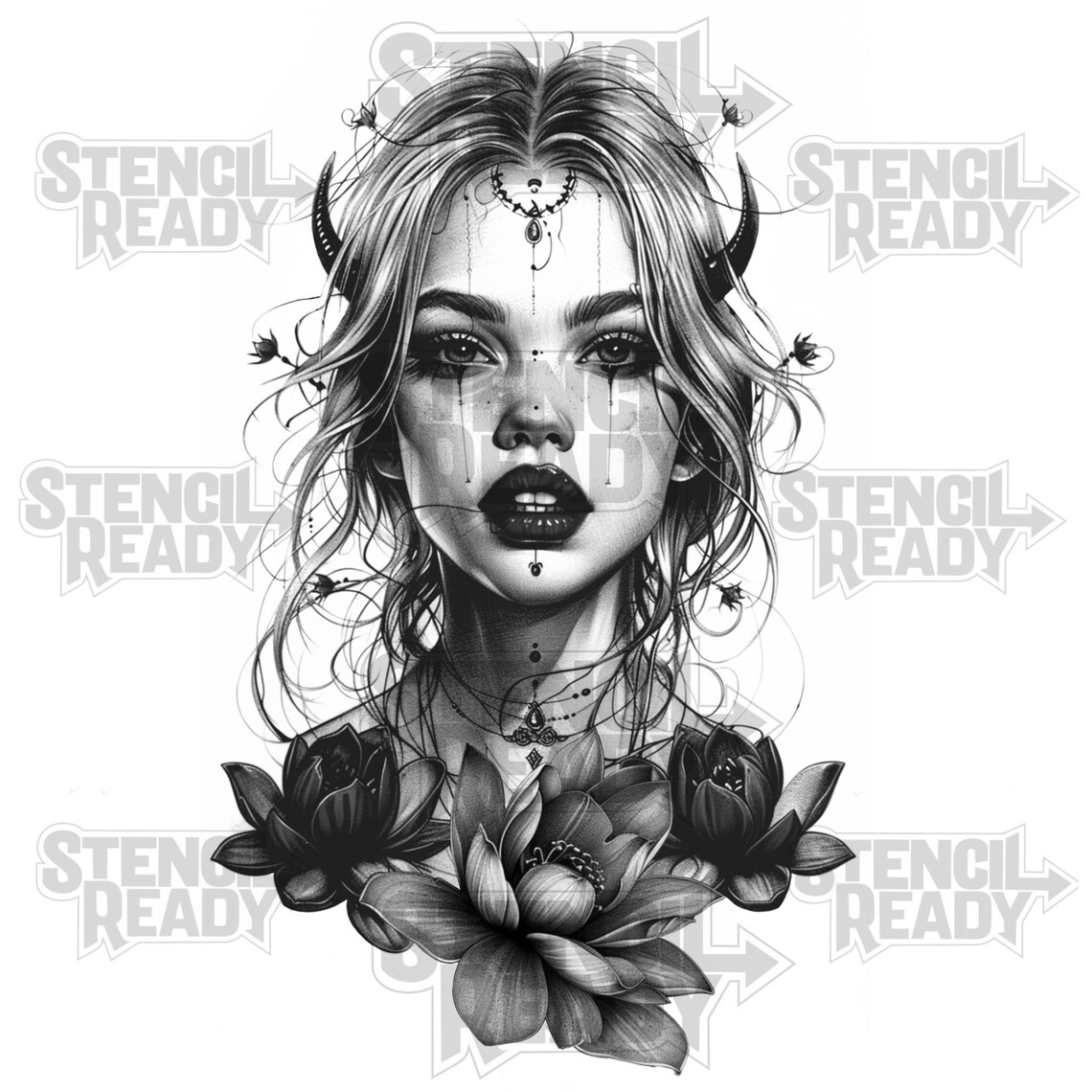 Tattoo Idea: Santana Hellstrom With Lotus Flowers. #tattooidea # ...