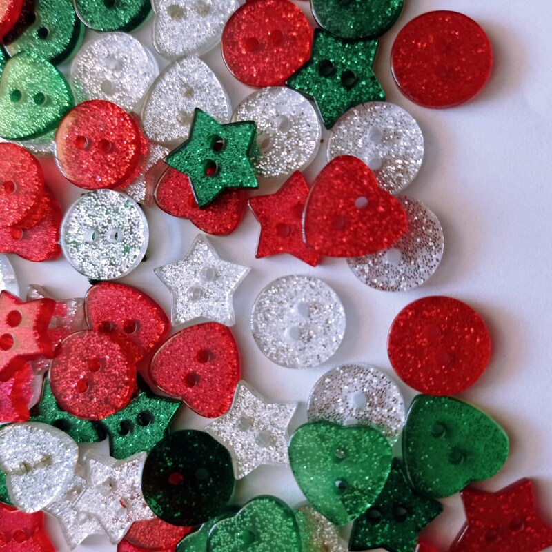 Christmas Buttons - Etsy