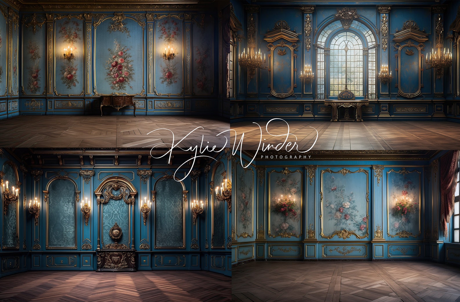 Digital Backdrops, Portrait Backdrop, Beautiful Room Digital Backdrop ...