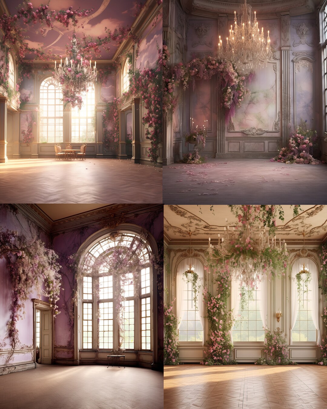 36 Digital Backdrops, Portrait Backdrop, Beautiful Room Backdrop ...