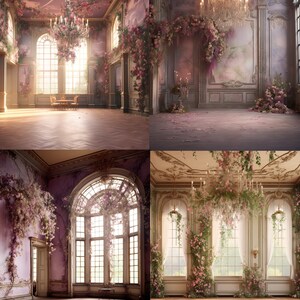 36 Digital Backdrops, Portrait Backdrop, Beautiful Room Backdrop ...