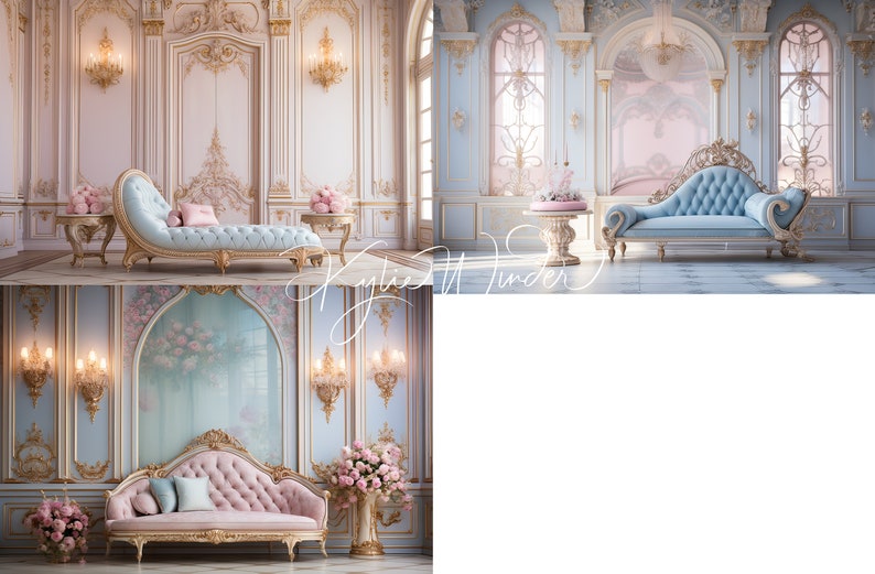 35 Digital Backdrops, Portrait Backdrop, Beautiful Room Digital ...