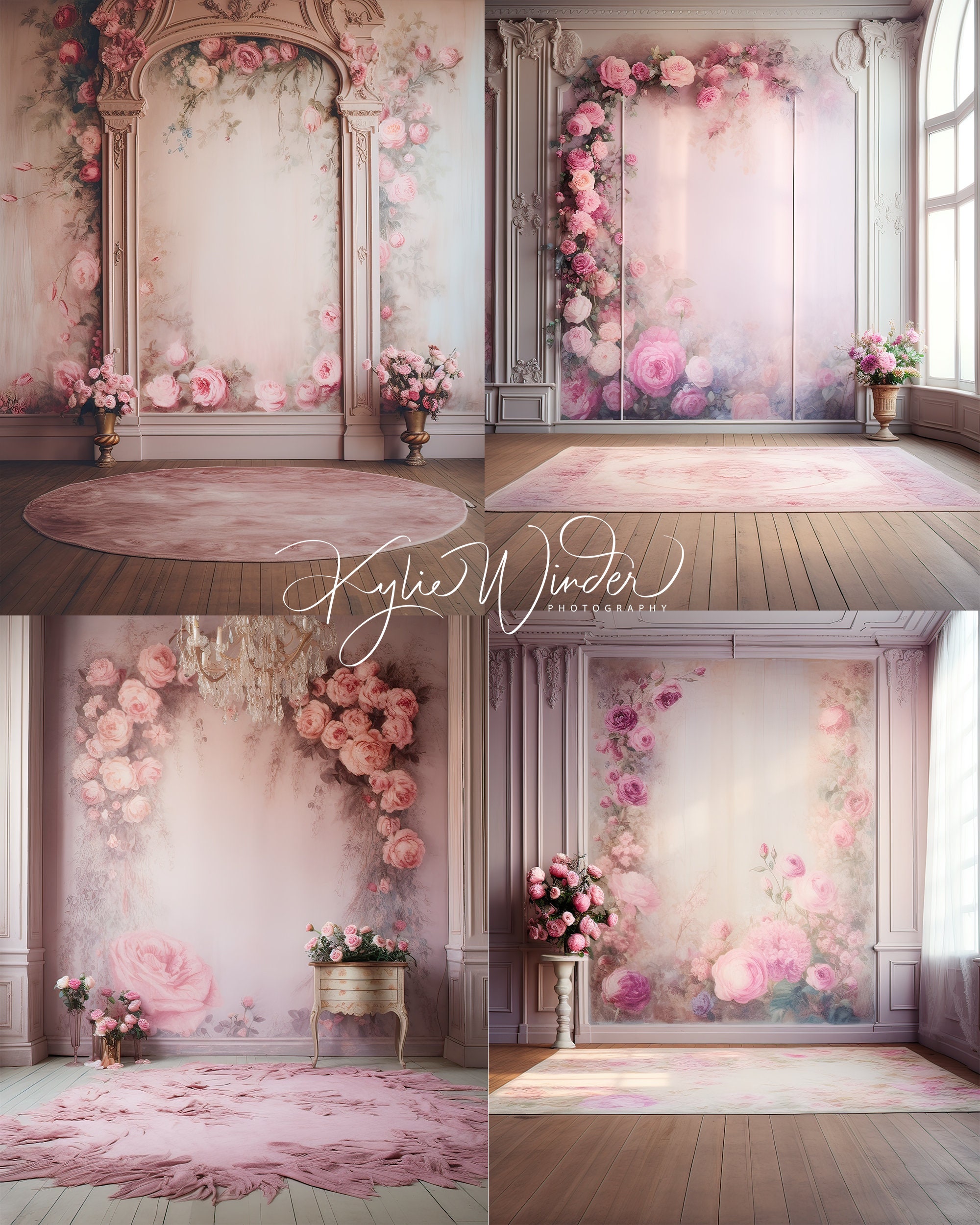 37 Digital Backdrops, Portrait Backdrop, Beautiful Room Digital ...