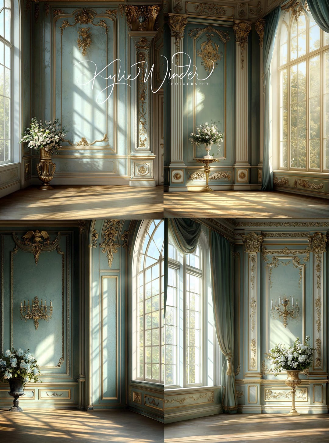 Digital Backdrop, Portrait Backdrop, Beautiful Room Backdrop, Digital ...