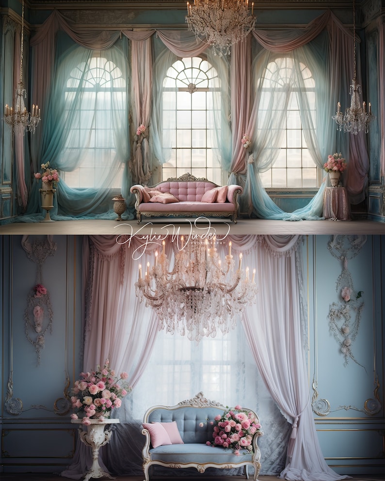 38 Digital Backdrops, Portrait Backdrop, Beautiful Room Digital ...