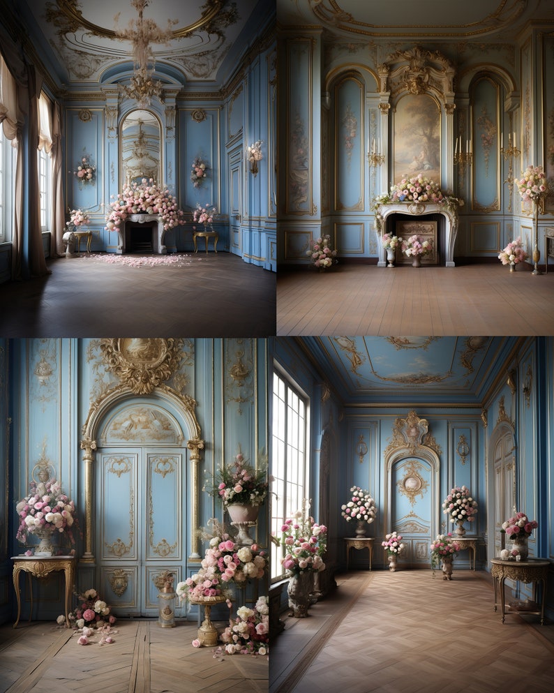 40 Digital Backdrops Portrait Backdrop Beautiful Room - Etsy