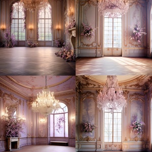36 Digital Backdrops, Portrait Backdrop, Beautiful Room Backdrop ...