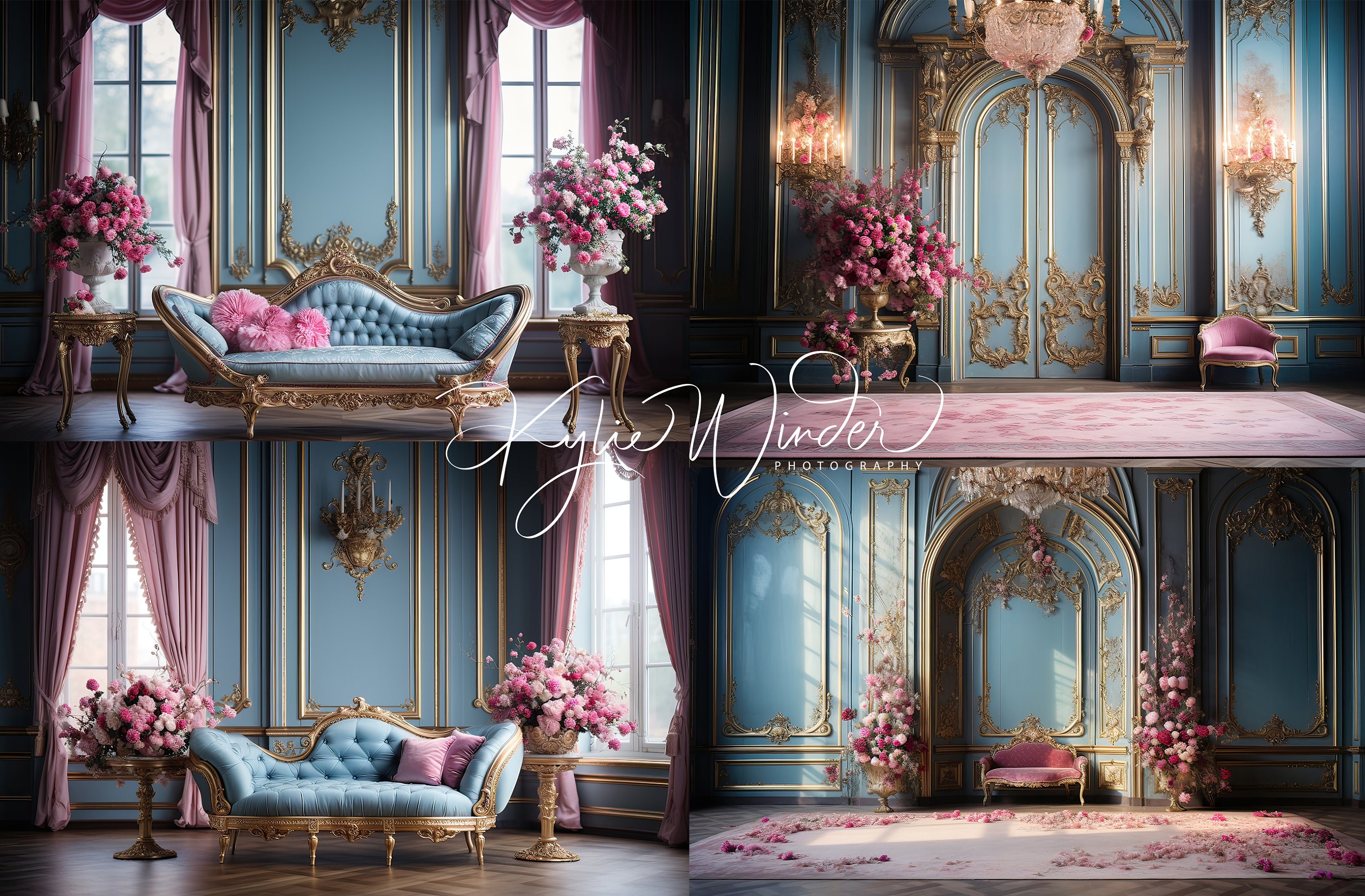 38 Digital Backdrops, Portrait Backdrop, Beautiful Room Digital ...