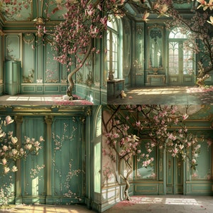Digital Backdrops, Beautiful Room Digital, Portrait, Studio Backdrop ...