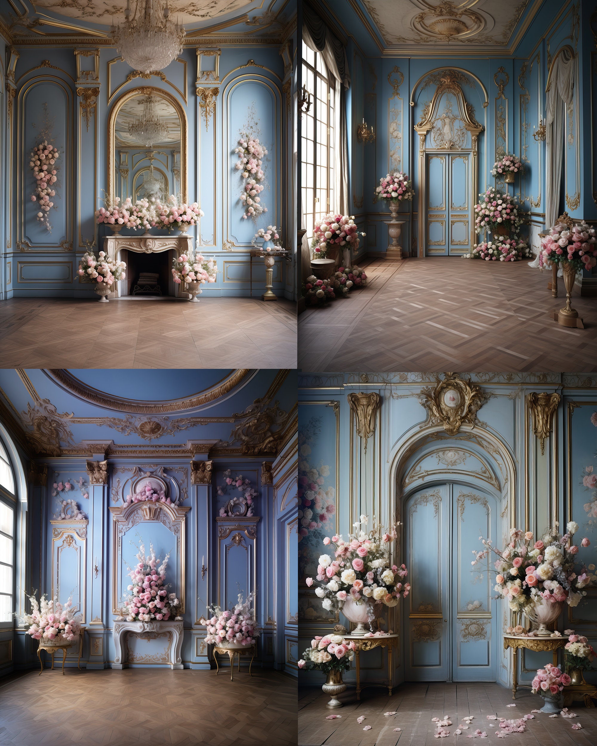 40 Digital Backdrops, Portrait Backdrop, Beautiful Room Backdrop ...