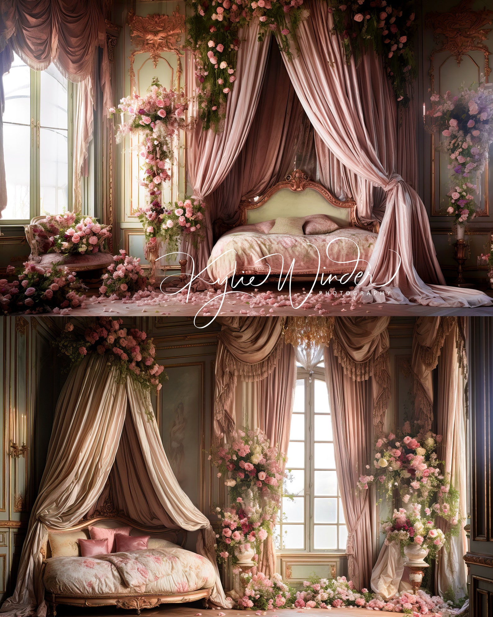 Digital Backdrop, Portrait Backdrop, Beautiful Room Digital Backdrop ...