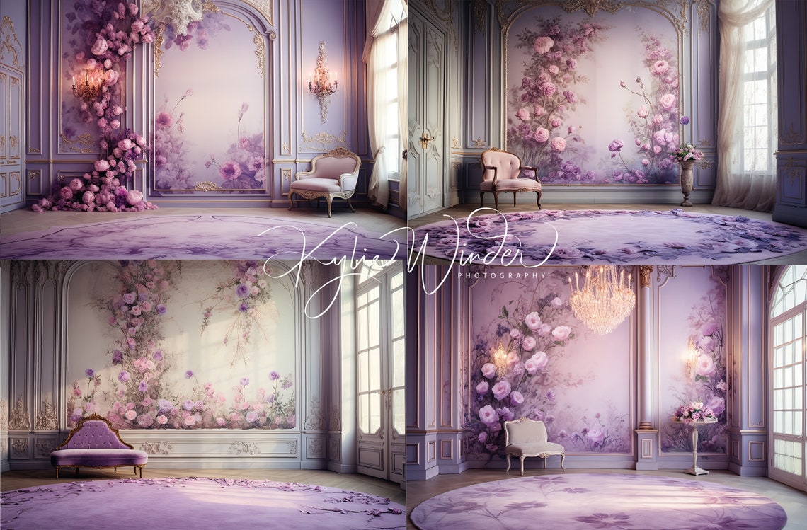 40 Digital Backdrops, Portrait Backdrop, Beautiful Room Digital ...
