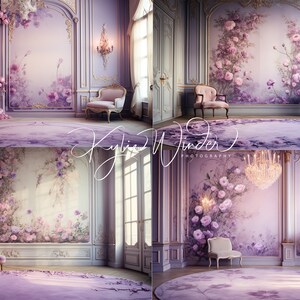 40 Digital Backdrops, Portrait Backdrop, Beautiful Room Digital ...