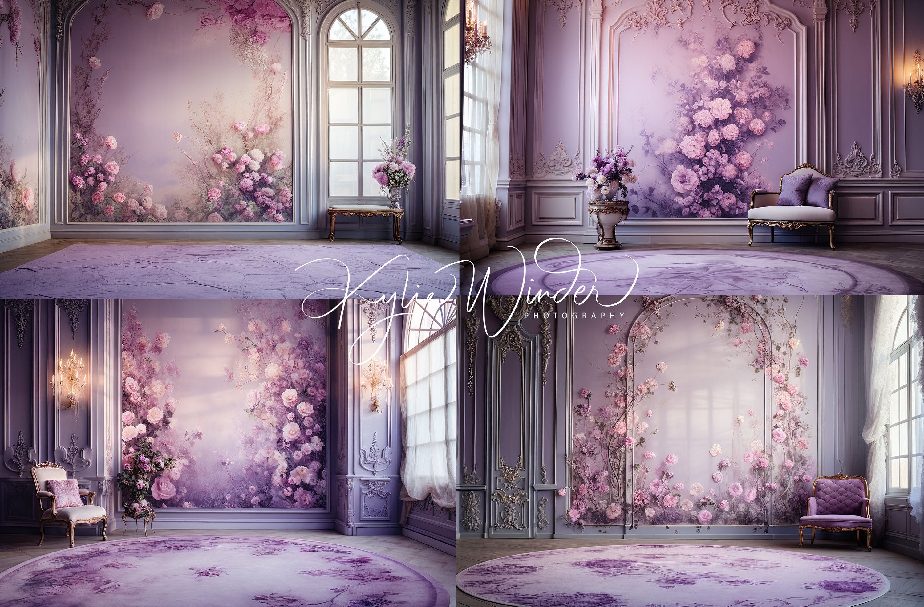 40 Digital Backdrops, Portrait Backdrop, Beautiful Room Digital ...