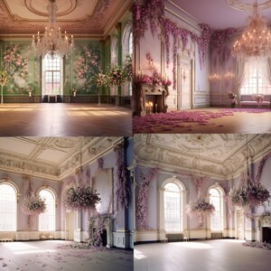 36 Digital Backdrops, Portrait Backdrop, Beautiful Room Backdrop ...