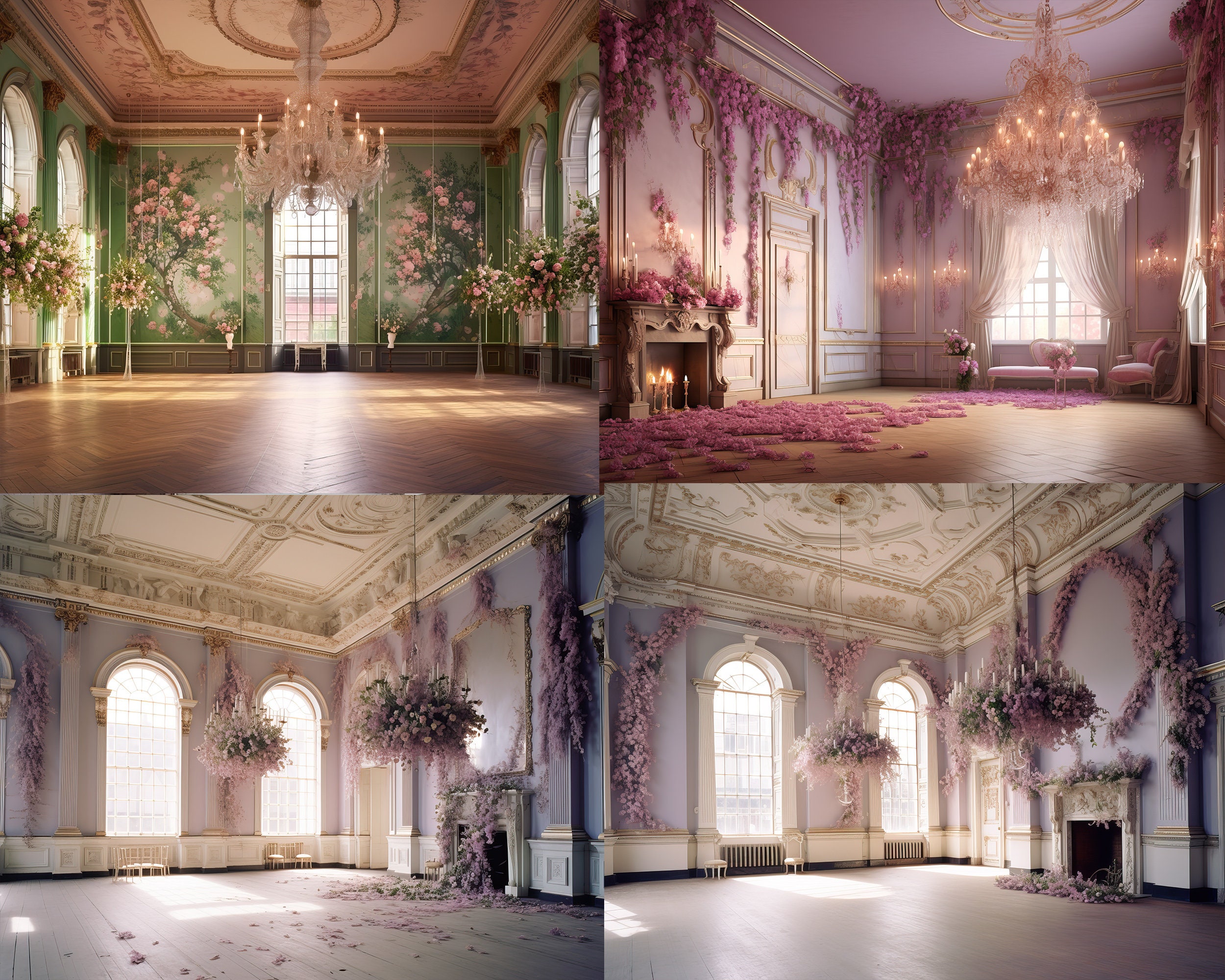 36 Digital Backdrops, Portrait Backdrop, Beautiful Room Backdrop ...