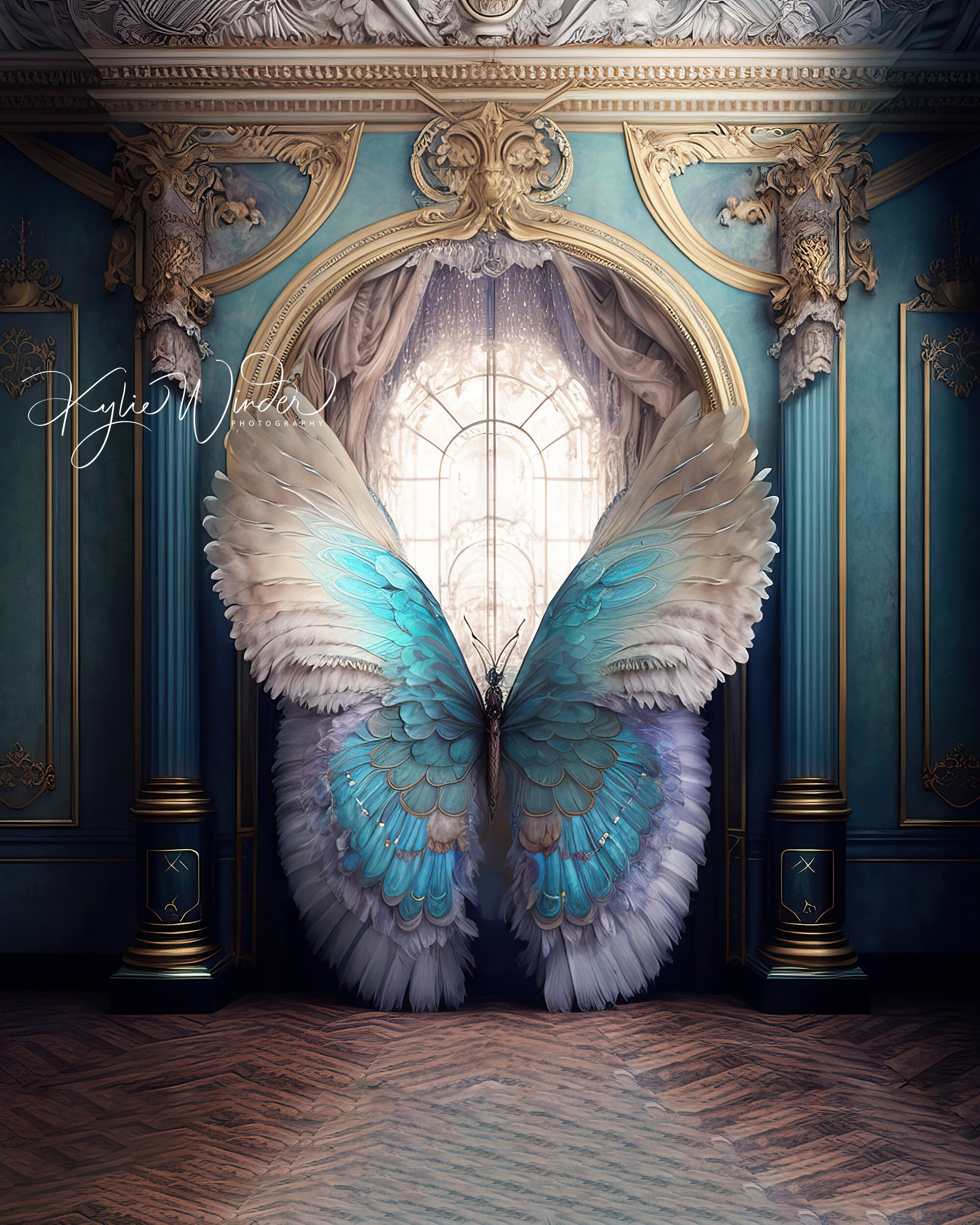 12 Butterfly Wings Digital Backdrops, Wings Digital Backdrop, Beautiful ...