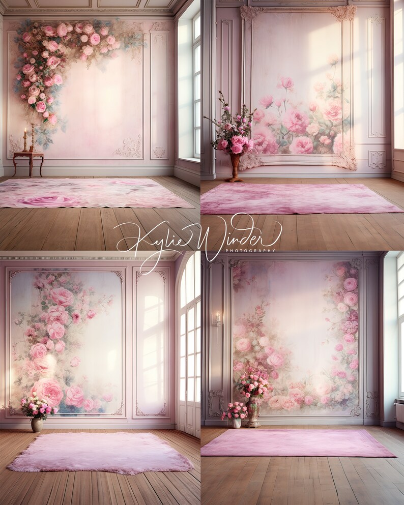 37 Digital Backdrops, Portrait Backdrop, Beautiful Room Digital ...