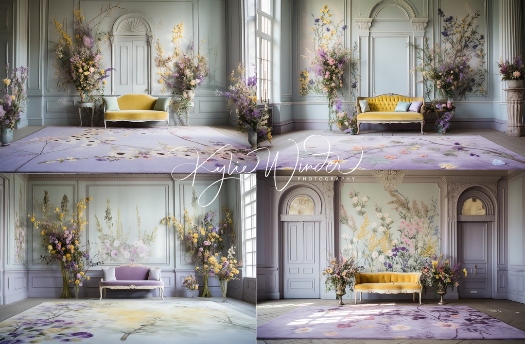 Digital Backdrop, Portrait Backdrop, Beautiful Room Digital Backdrop ...