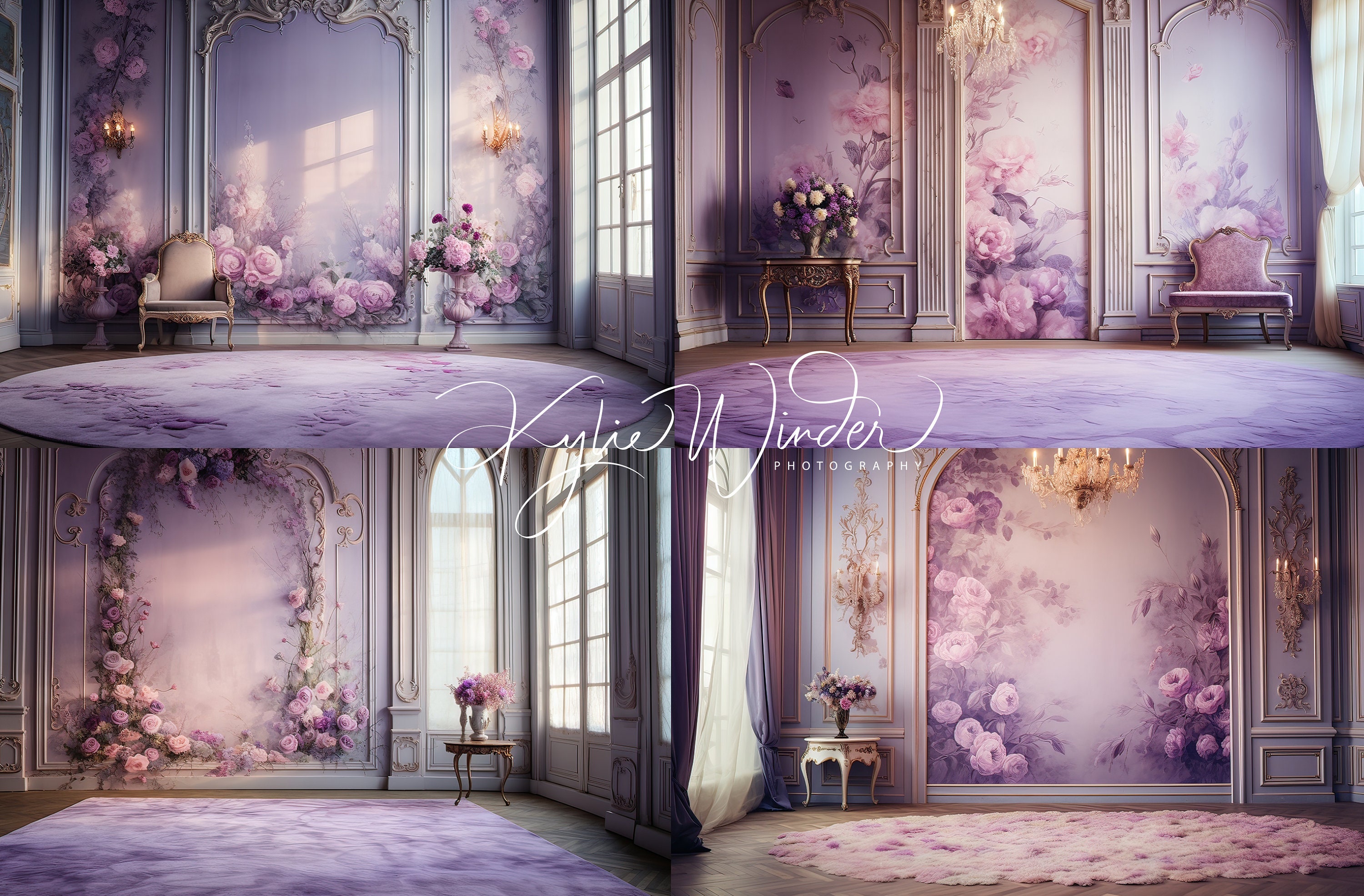 40 Digital Backdrops, Portrait Backdrop, Beautiful Room Digital ...