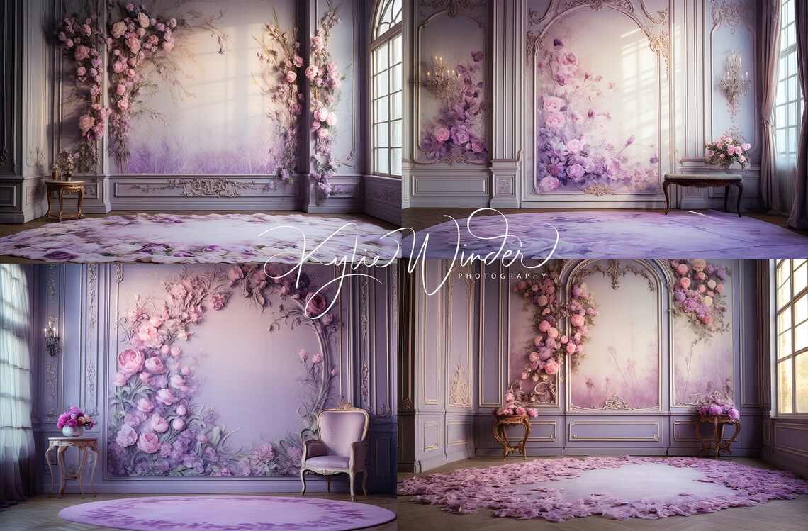 40 Digital Backdrops, Portrait Backdrop, Beautiful Room Digital ...