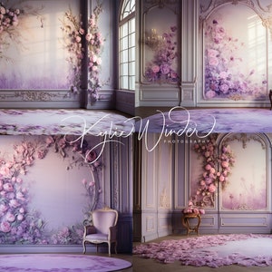 40 Digital Backdrops, Portrait Backdrop, Beautiful Room Digital ...