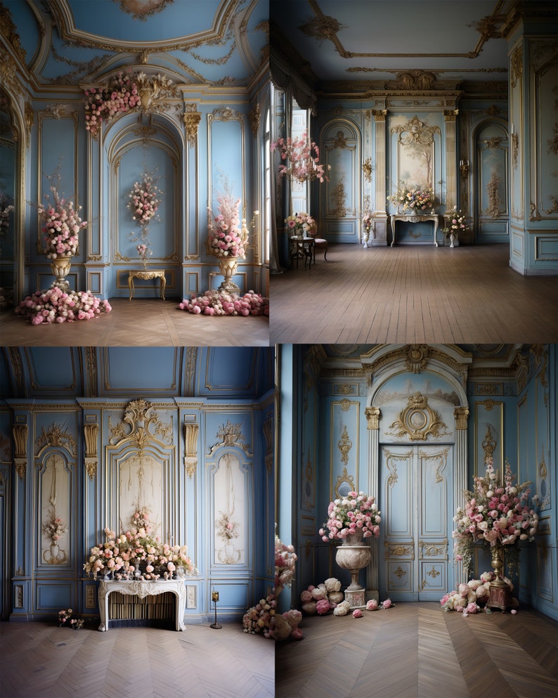 40 Digital Backdrops Portrait Backdrop Beautiful Room - Etsy