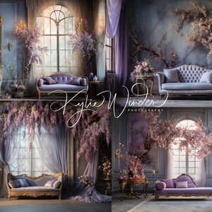 40 Digital Backdrops, Portrait Backdrop, Beautiful Room Digital ...