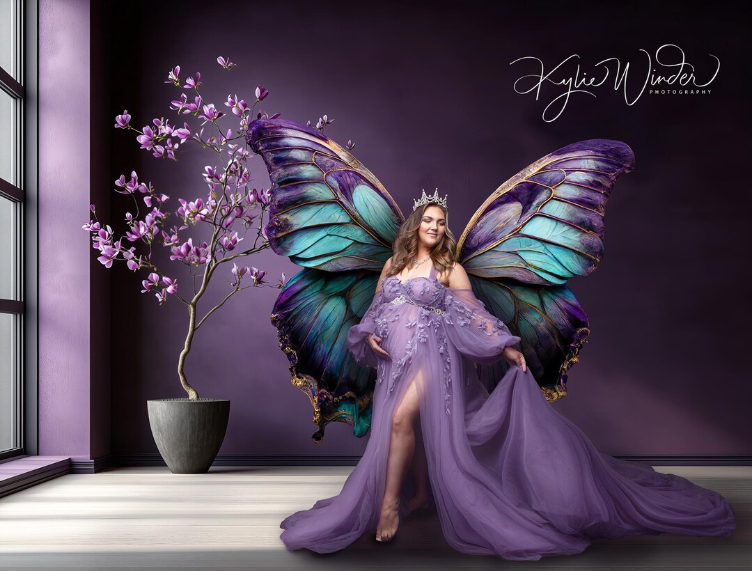 Lavender Portrait Backdrop: Fine Art Digital Texture (PNG) - Etsy