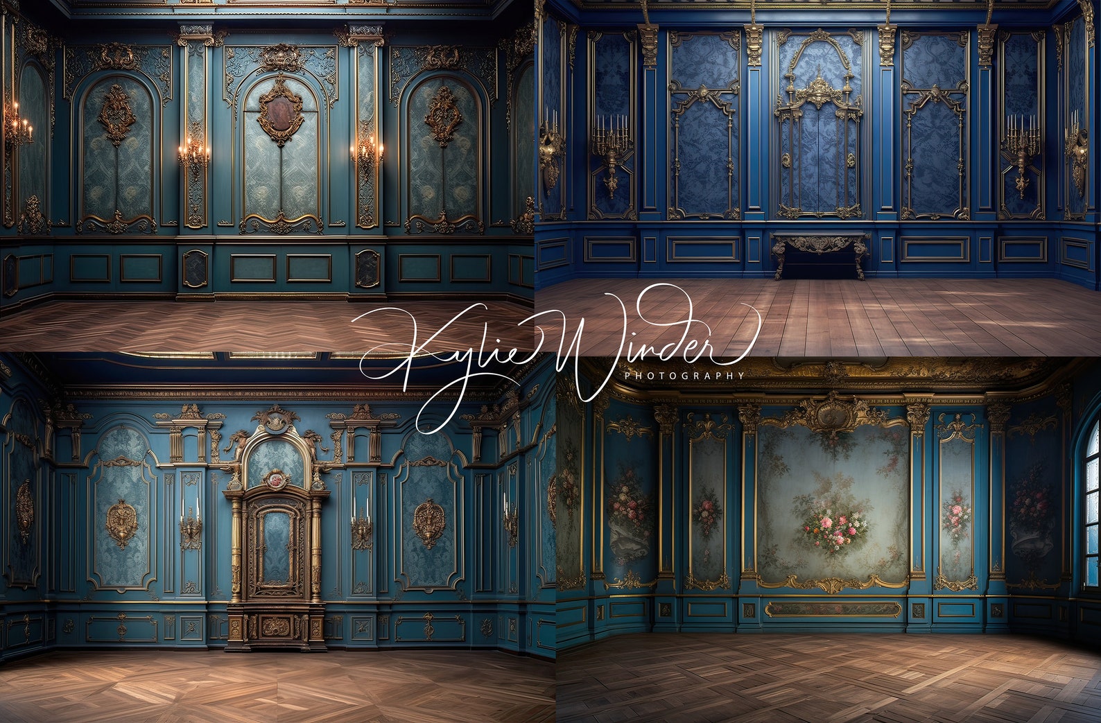 Digital Backdrops, Portrait Backdrop, Beautiful Room Digital Backdrop ...