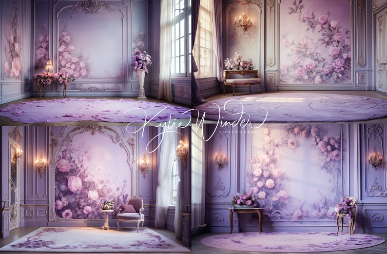 40 Digital Backdrops, Portrait Backdrop, Beautiful Room Digital ...