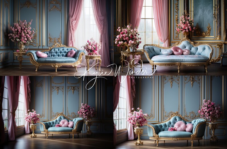 38 Digital Backdrops, Portrait Backdrop, Beautiful Room Digital ...