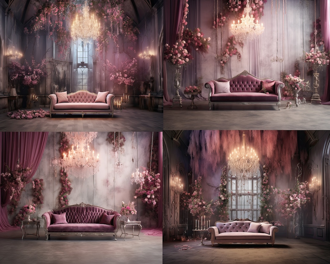 Digital Backdrop, Portrait Backdrop, Beautiful Room Backdrop ...