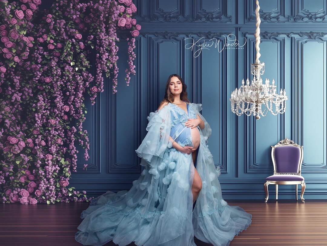 Digital Backdrop, Blue Digital, Fine Art Backdrop, Fine Art Texture ...