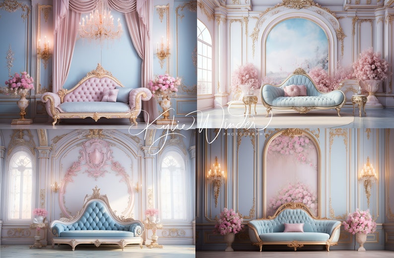 35 Digital Backdrops, Portrait Backdrop, Beautiful Room Digital ...