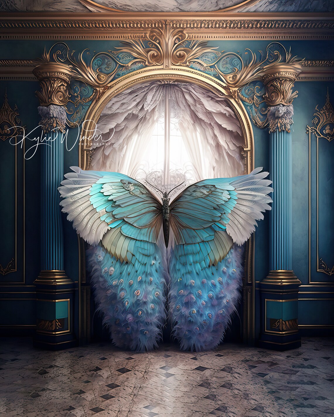 12 Butterfly Wings Digital Backdrops, Wings Digital Backdrop, Beautiful ...