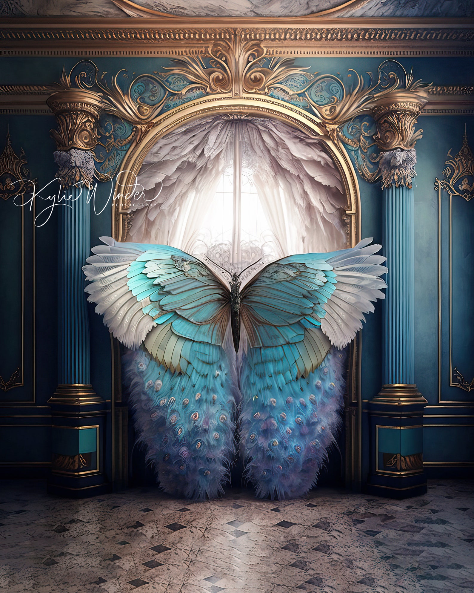 12 Butterfly Wings Digital Backdrops, Wings Digital Backdrop, Beautiful ...