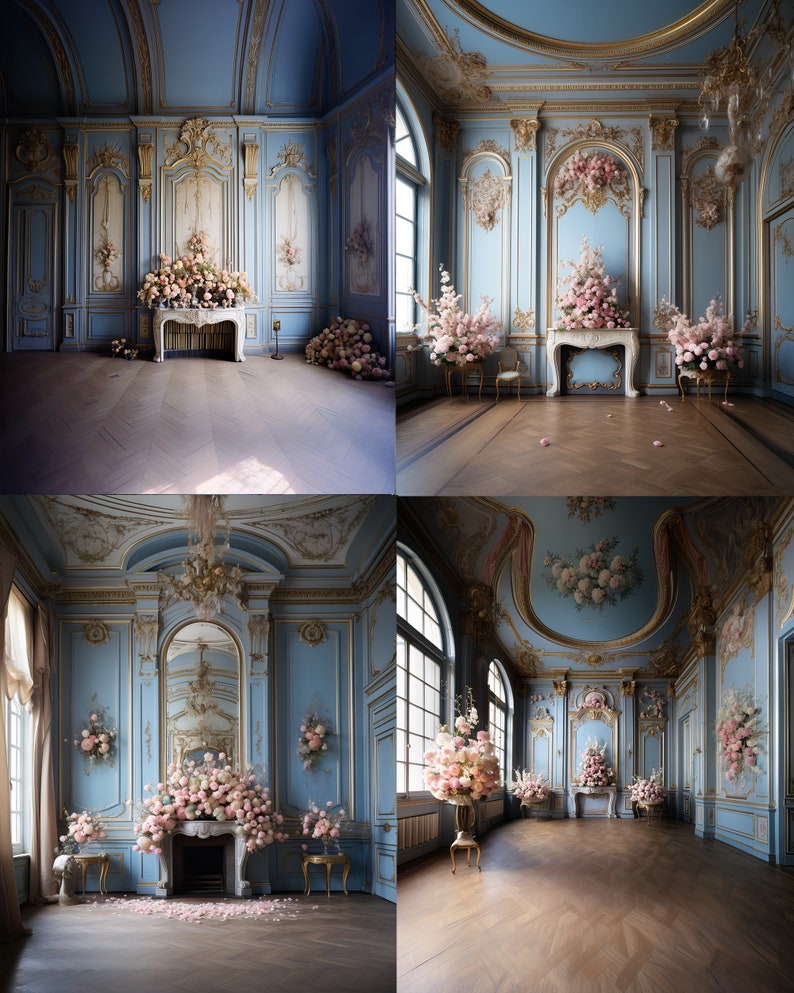 40 Digital Backdrops Portrait Backdrop Beautiful Room - Etsy