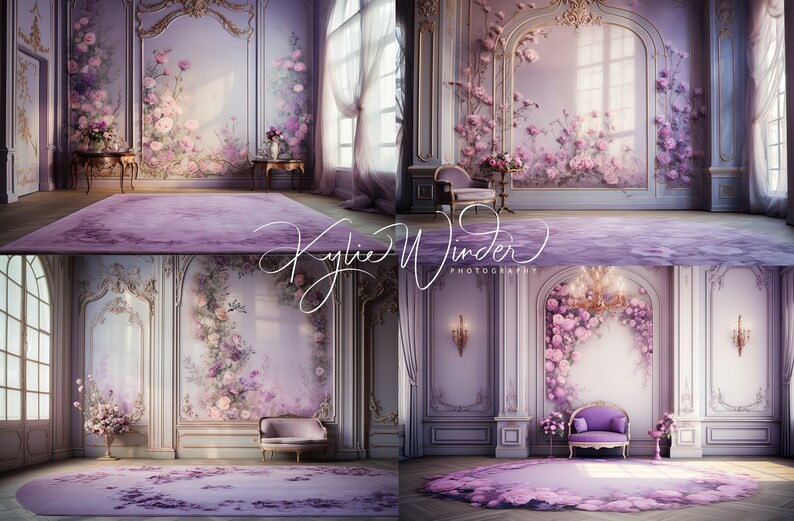 40 Digital Backdrops, Portrait Backdrop, Beautiful Room Digital ...